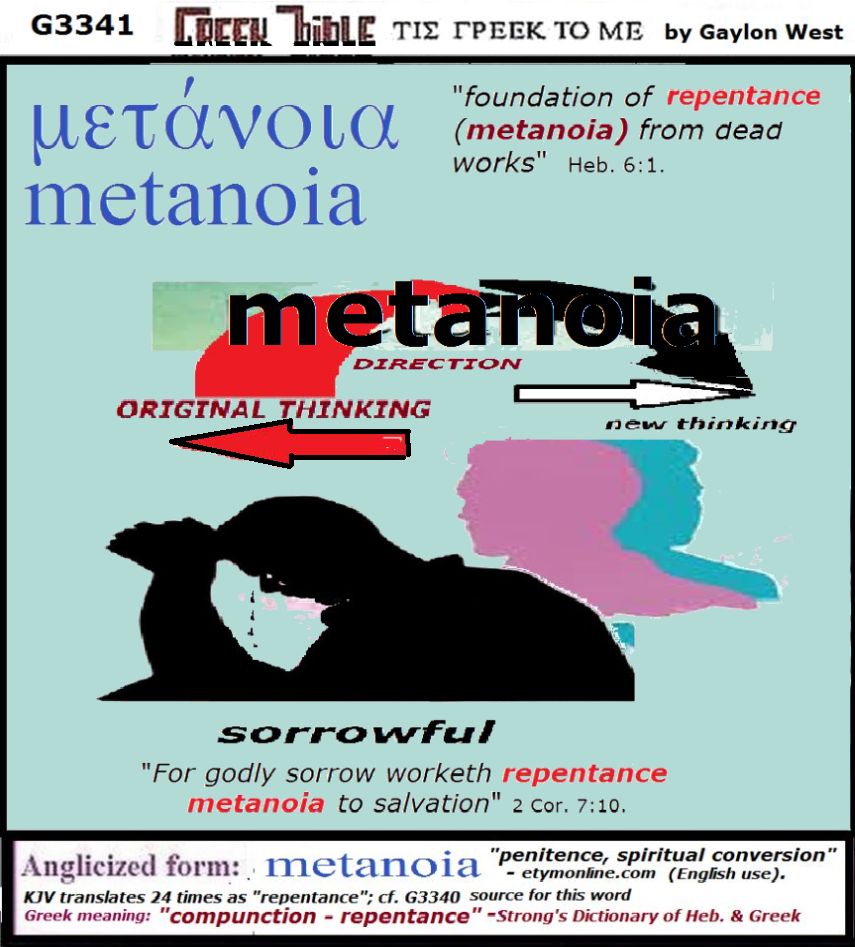 Tis Greek To Me Metanoia Repentance